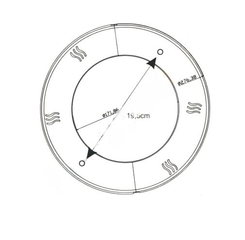 Mega Pool Gün Işığı Led ( Osram ) Sıva Üstü Havuz Aydınlatma Lambası ...